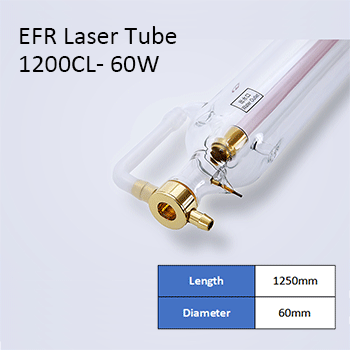EFR 1200CL-60W CO2 Laser tube - tekorycnc